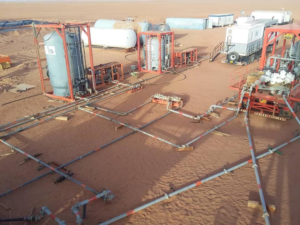 Well test operations for (E4-NC200) by using environmentally friendly ...