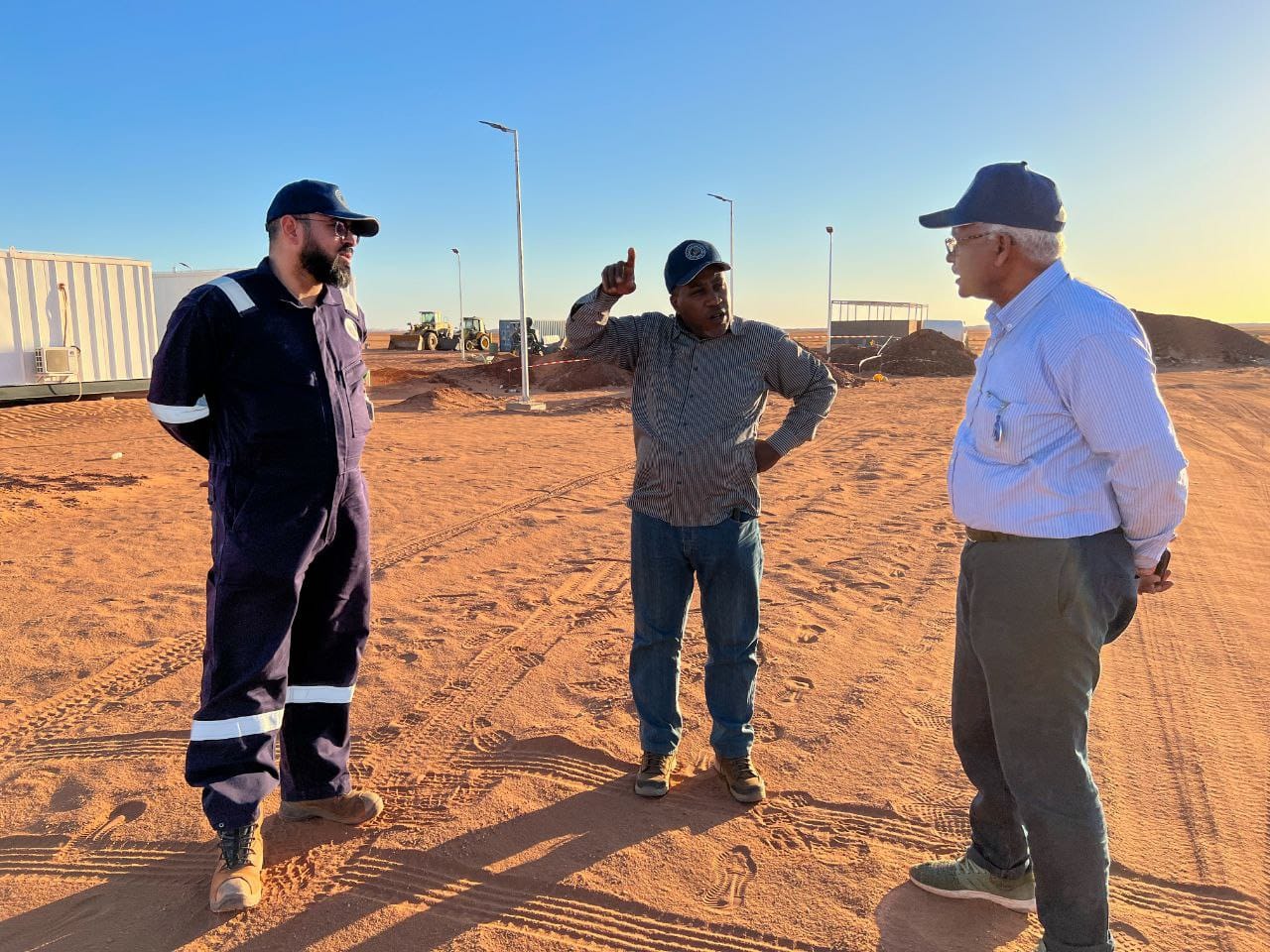 MMC for Engineering and Projects, conducted a site visit to the Sharara ...