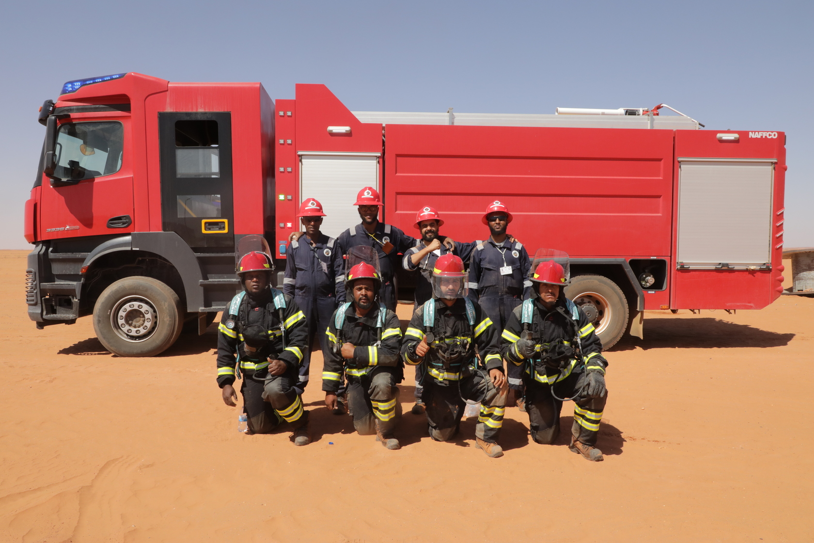 Firefighting team of the Awainat office successfully completed the ...